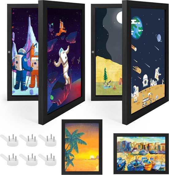 Children's Picture Frames A4 Vulba Art Photo Frames for Kids - Set of 2 ...