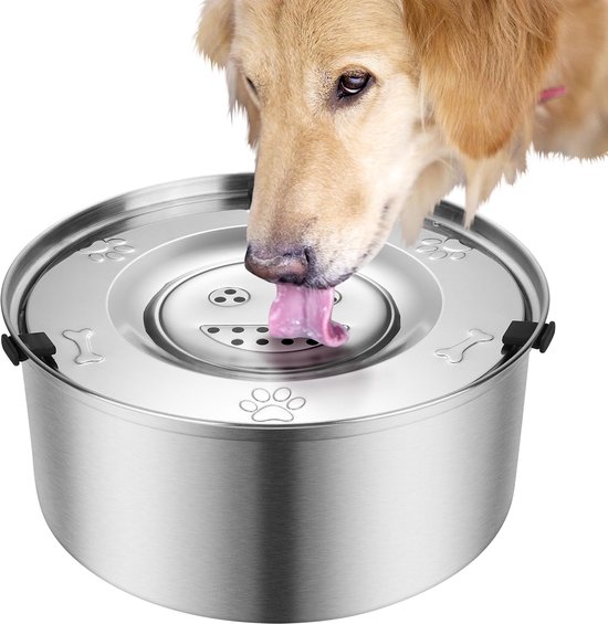 Goodivery ® Extra Grote Anti-Mors Waterbak voor Honden met Handige ...
