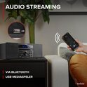 DAB radio met CD speler, Bluetooth, USB mp3 speler en radio - Stereo - Zwart - Audizio... | bol