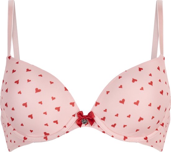 Hunkemöller Dames Lingerie Voorgevormde beugel bh Plunge - Roze - maat ...