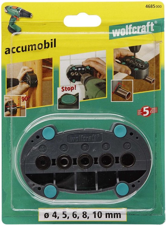 Wolfcraft Boorhulp - Boormal voor recht boren - Hulpstuk voor boren ...