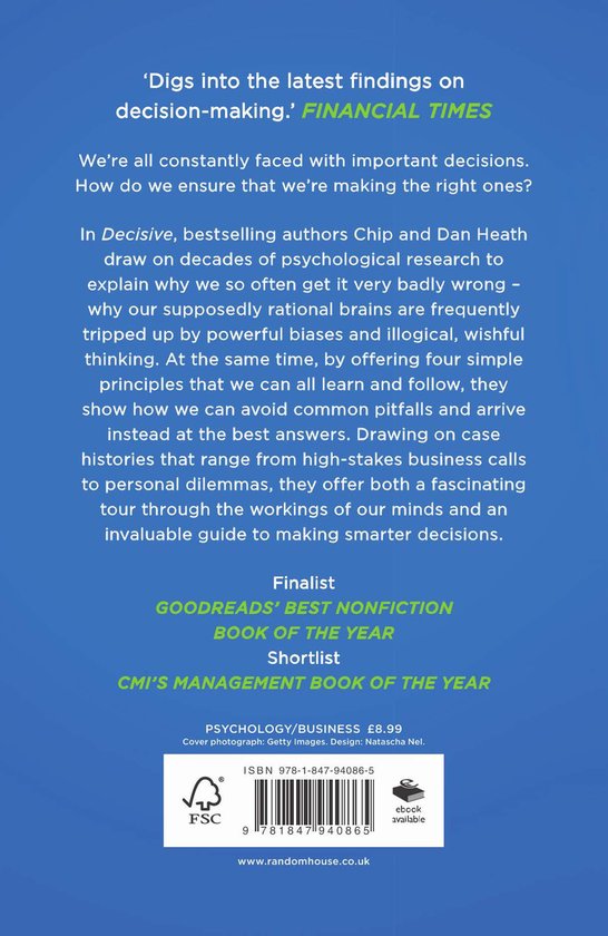 Decisive, Chip Heath | 9781847940865 | Boeken | bol.com