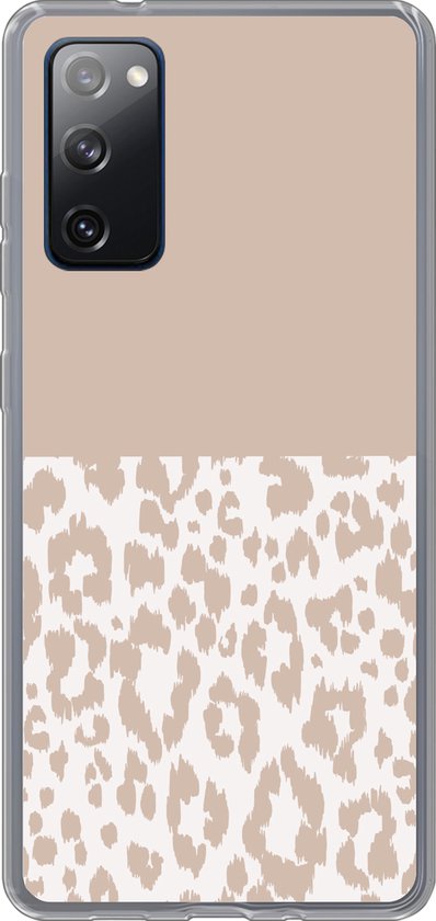 Geschikt voor Samsung Galaxy S20 FE hoesje - Panterprint - Roze - Dieren - Siliconen... | bol