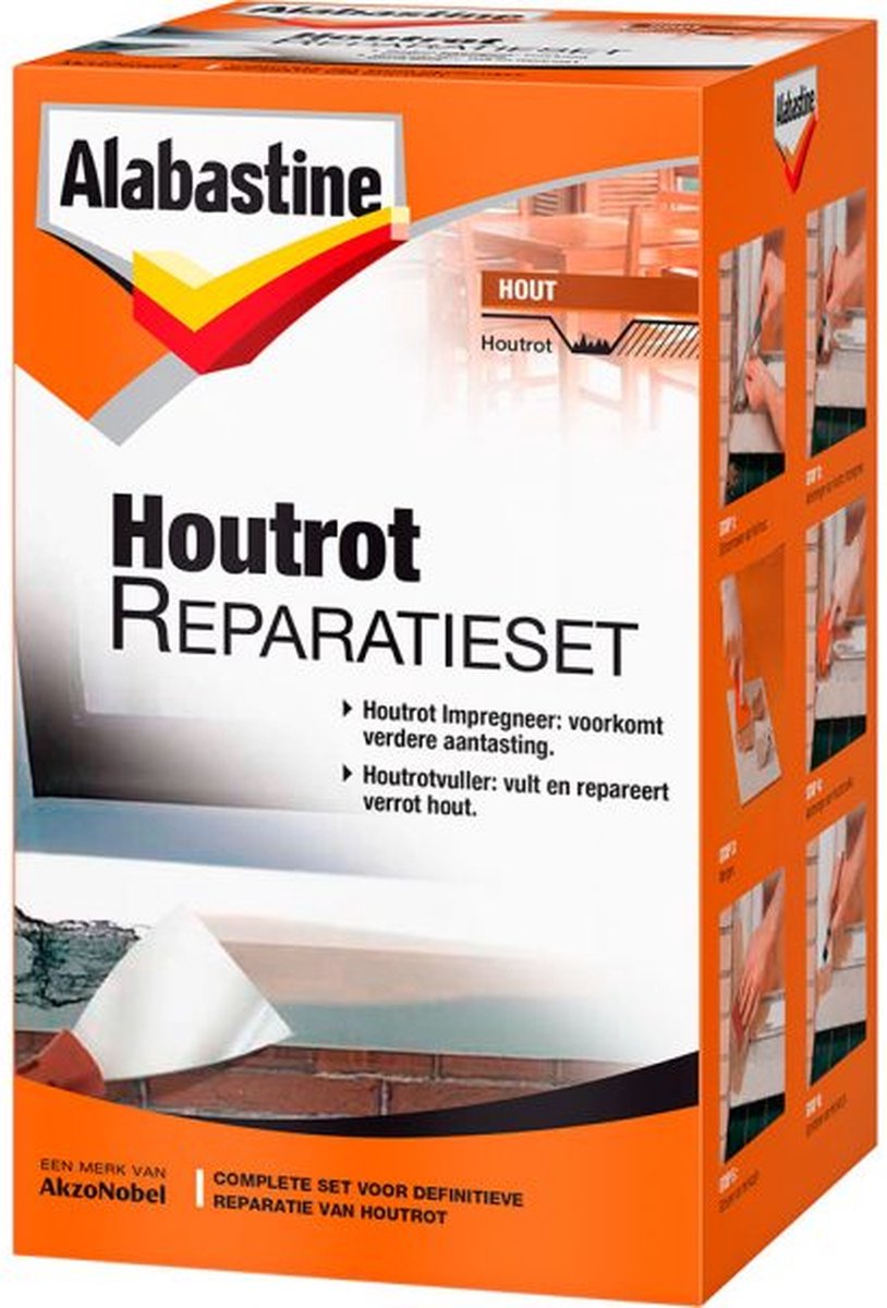 Alabastine Houtrotvuller set - 500 gram | bol