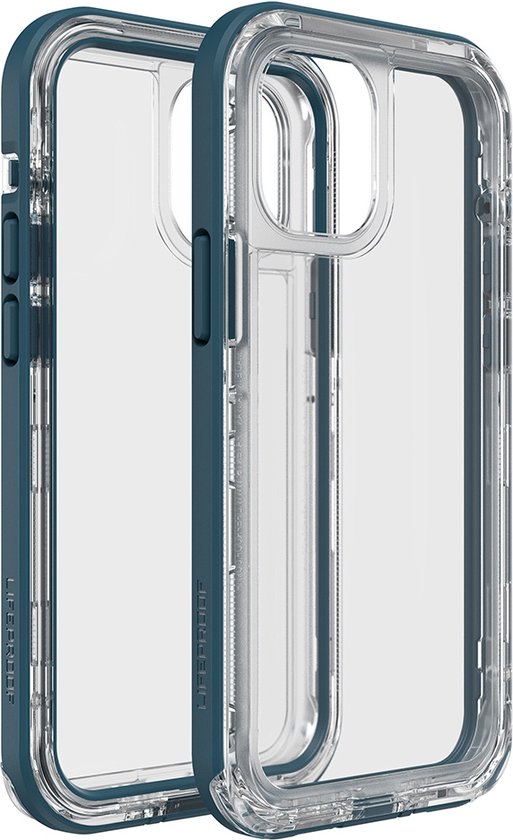 LifeProof Next - Apple iPhone 12 Mini hoesje - Transparant/Blauw | bol