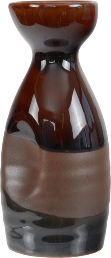 TOKYO DESIGN STUDIO - SAKE BOTTLE 5,5X12,7CM 140ML BROWN | bol