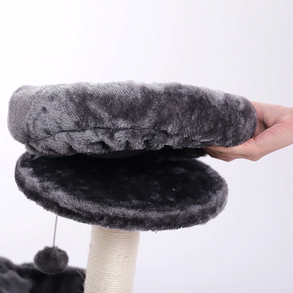 LOODS 21 Krabpaal met Mandje - Katten Speelplek - Kattenmand | bol.com