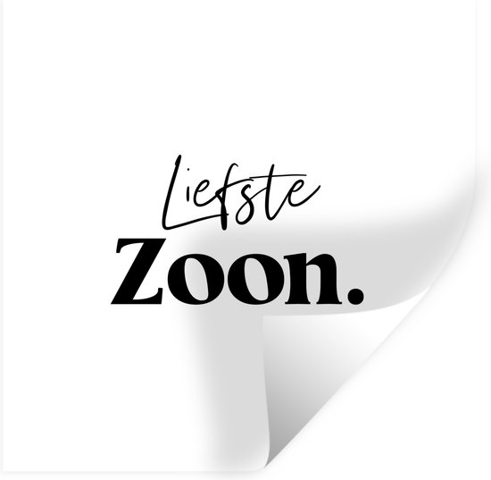 Muurstickers - Sticker Folie - Zoon - Tekst - Liefste Zoon - Quotes ...