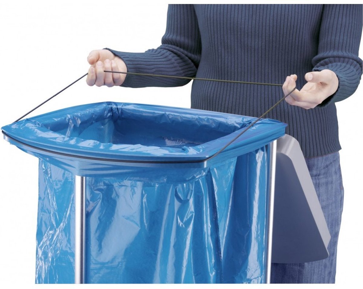 Hailo Afvalzakhouder - 120 l - Grijs | bol.com