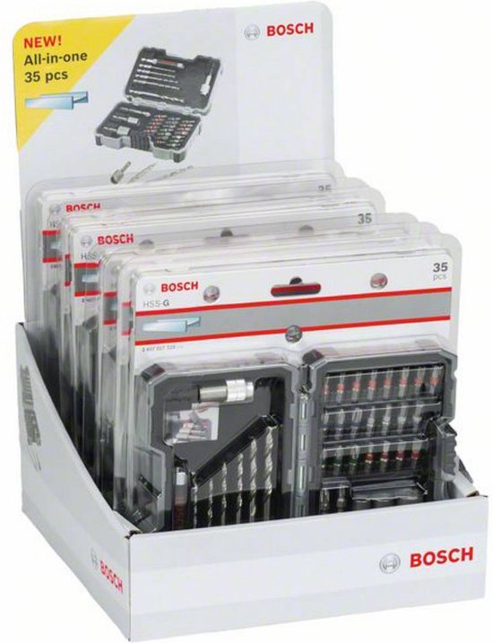 Bosch metaalspiraalboren en schroefbitset - 35-delig - 2607017328 | bol.com