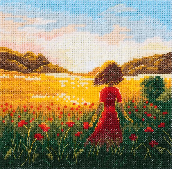 PANNA borduurpakket Laatste zomerdag PS-7211 - Kruissteek - Borduren voor volwassenen... | bol.com