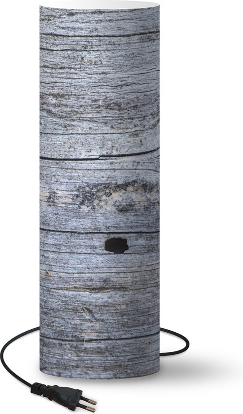 Lampe Structure d'une étagère en noir et blanc - 70 cm de haut - Ø22 cm ...