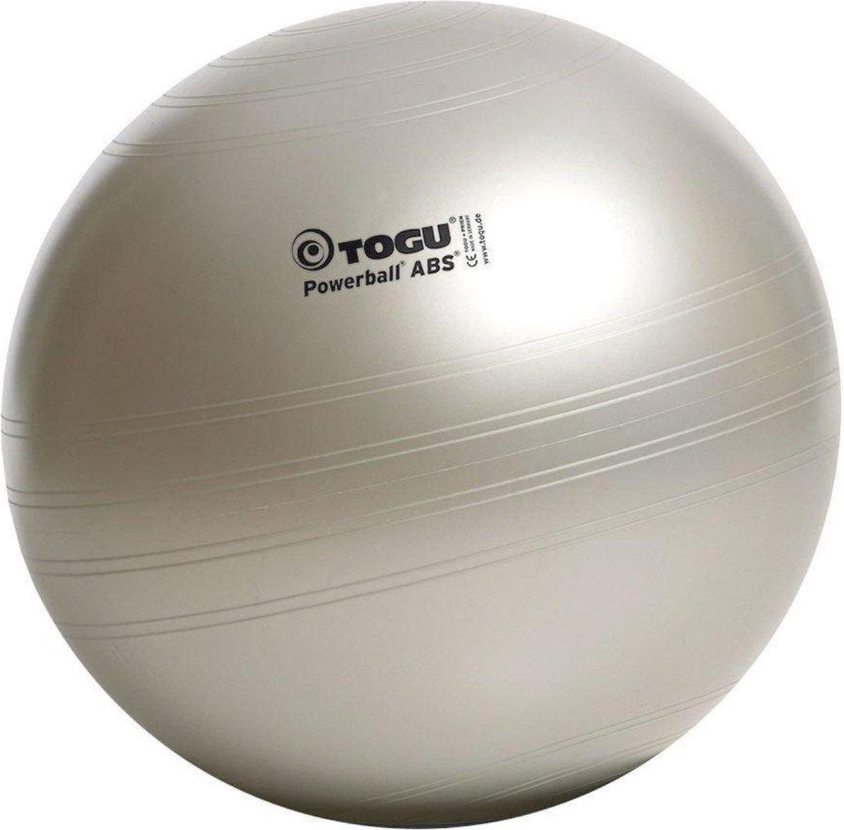 TOGU Powerball ABS - 55 cm - zilver - fitnessbal - fitbal - bal ...