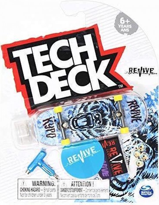 Tech Deck Single Board Series Revive Blue Bear | bol