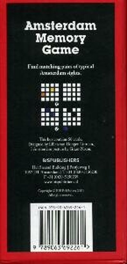 Amsterdam Memory Game, nvt | 9789063692261 | Boeken | bol