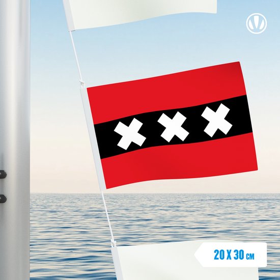 Drapeau Amsterdam 20x30cm | bol.com