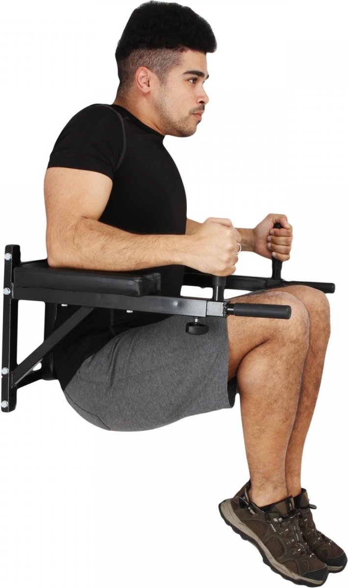 Physionics - Dipstation met Uittrekbare Handgrepen - Home Gym - Train ...