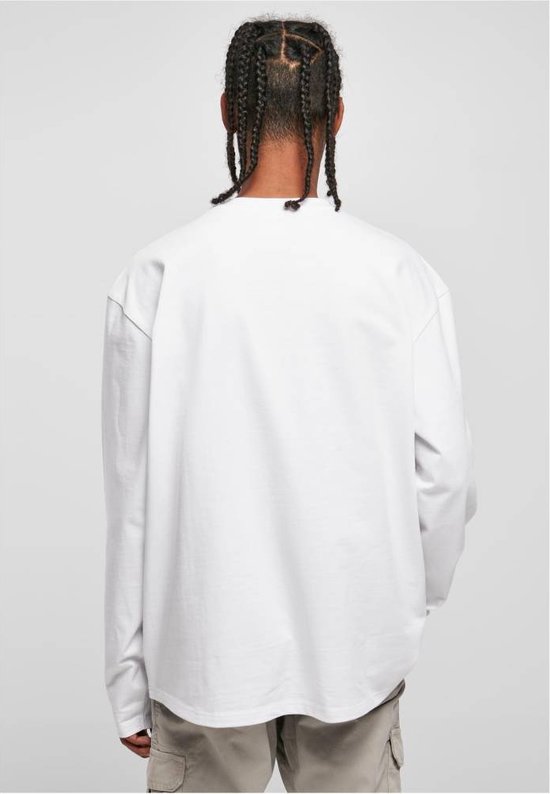 Urban Classics Longsleeve shirt -4XL- Ultra Heavy Oversized Wit | bol.com