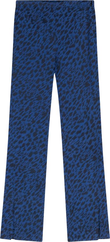 Broek Kobalt Sketchy animal flared pantalons kobalt | bol