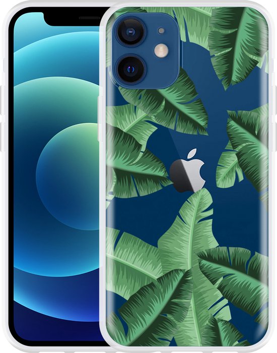 Apple iPhone 12 Mini Hoesje Palm Leaves - Designed by Cazy | bol