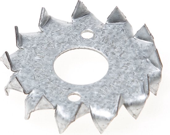 GB Kramplaat dubbel rond diameter 17mm 07282 | bol