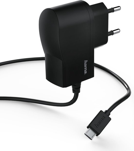 Hama Oplader, micro-USB, 1 A, zwart | bol
