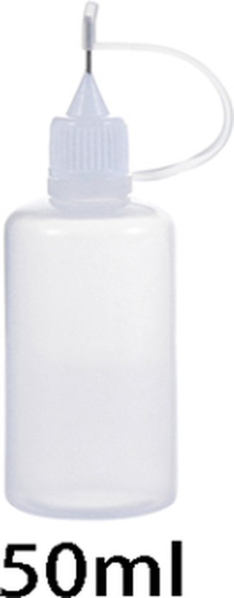 Togadget ® Lijm Applicator Naald Knijpfles 50ml - 1st | bol