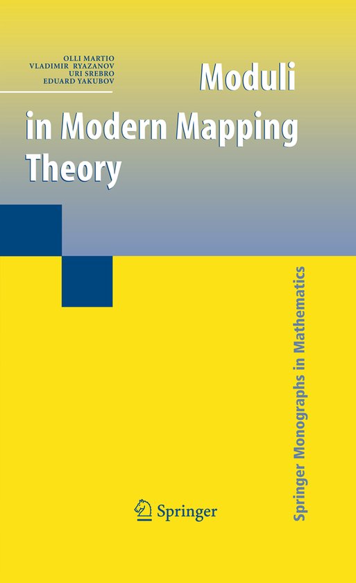 Moduli in Modern Mapping Theory | 9780387855868 | Olli Martio | Boeken | bol