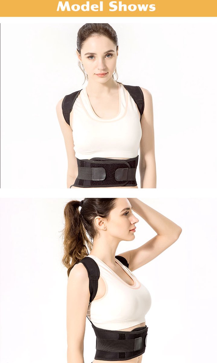 Rug band - Rugsteun corrector -Postuur Corrector -XL- Houding Correctie ...