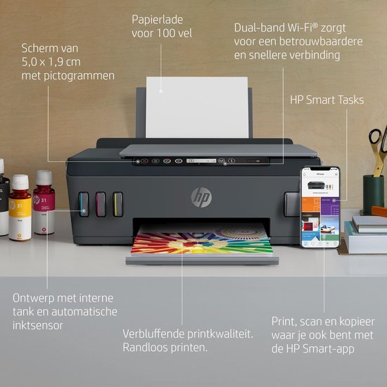 bol.com | HP Smart Tank Plus 555 - All-in-one printer