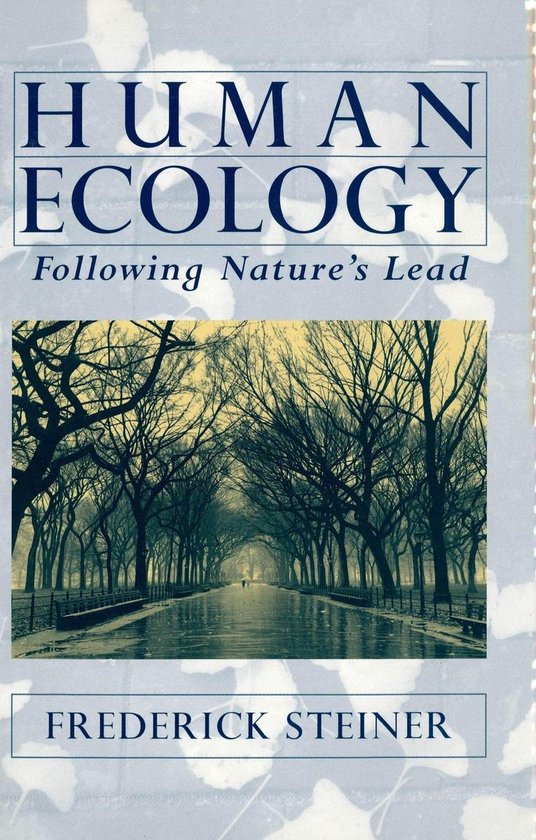 Human Ecology (ebook), Frederick R. Steiner | 9781610913775 | Boeken ...