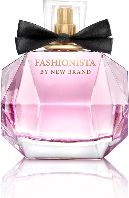 New Brand Eau De Parfum Fashionista Dames Roze/zwart 100 Ml | bol.com