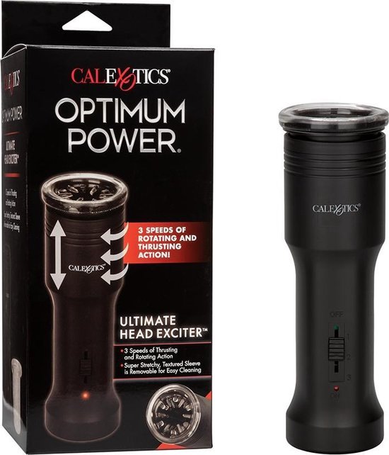 CalExotics - Optimum Power Head Exciter - Masturbator Stroker Zwart ...