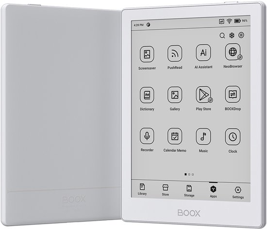 BOOX Go 6 - 6" e-inkt e-reader - Android 11, Play Store ...