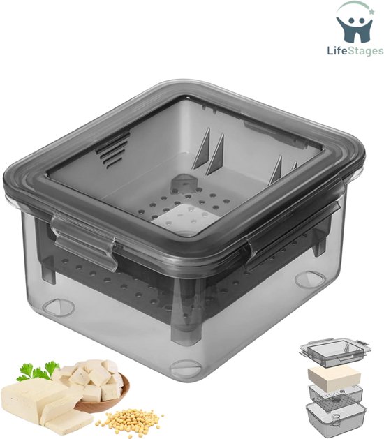 LifeStages - Tofu Pers - Tofu Tofu Pers Vorm - DIY Pers Vorm - Plastic ...