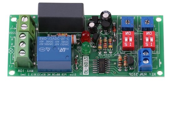 AC100V-250V Relay Module Switch 0.5s-1000min Adjustable Infinite Cycle | bol
