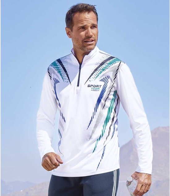 Atlas for Men - Set van 2 dunne sweaters met grafische print - Heren ...