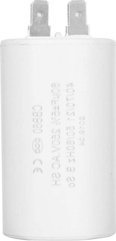 60uf CBB60 Condensator - Cilindrische 250V AC 50/60 Hz - Wasmachines Pompen en Motoren | bol