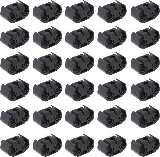 50 stuks zwarte remleiding clips voor auto - remleidingshouder ...