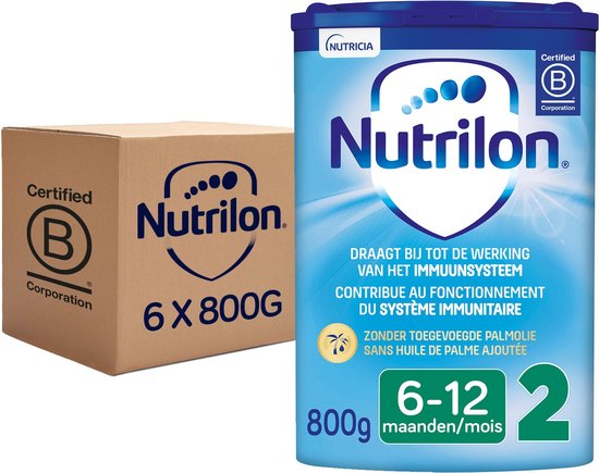 Nutrilon 2 - Opvolgmelk Baby 6-12 maanden - Babyvoeding in Poeder voor ...
