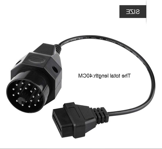 OBD1 20-pins naar OBD2 16 Pin adapterstekker - diagnosekabel E36 E38 ...
