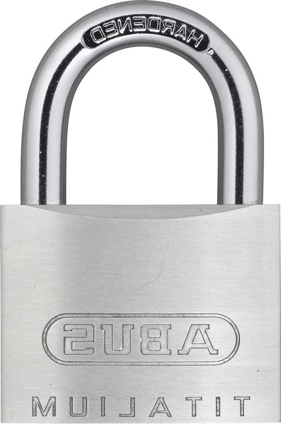 Hangslot 40 mm 58597 titanium met TI/40 - Beste kwaliteit ...