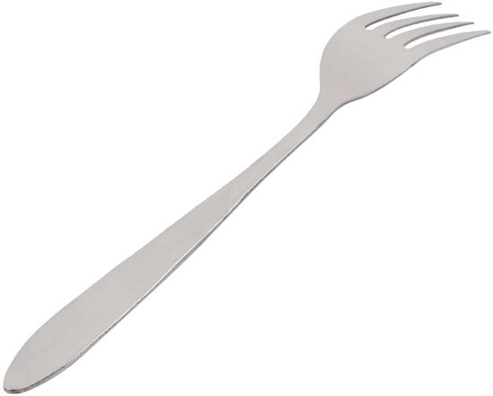Ruilogod Stainless Steel Crane Pattern Home Utensil Dessert Fork 17cm | bol