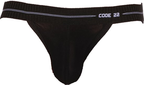 CODE 22 Sheer Mesh Jockstrap Black - MAAT XXL - Heren Ondergoed ...