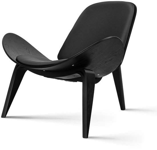 Livetastic stoel - relax stoel - lounge stoel - schelp stoel - hout en ...