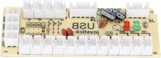 USB Encoder Board - Joystick Knop PC MAME Retro - 2.8mm Knop Draad - 5 ...