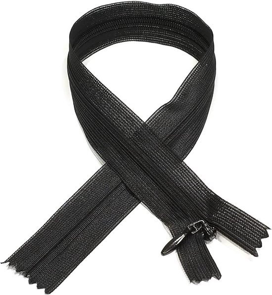 Onzichtbare ritssluiting gesloten 5 maten en 20 kleuren #3 dunne ...