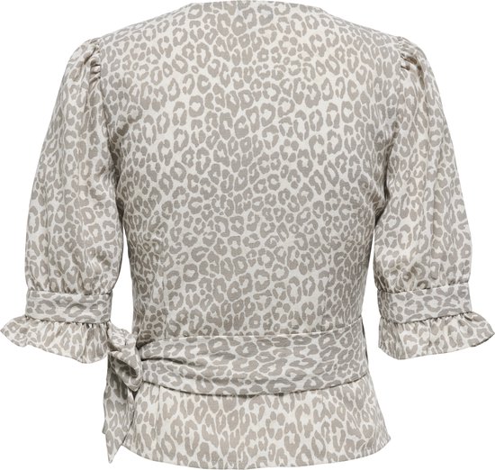 Only Blouse Onlemmia Life 2/4 Tie Wrap Top Pnt 15356207 Satellite Dames ...
