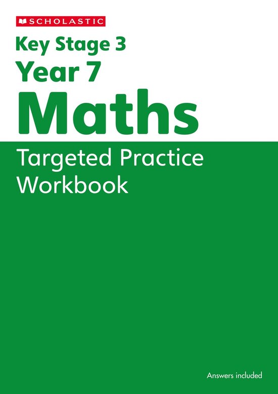 Key Stage 3 Home Learning- KS3 Year 7 Maths Targeted Practice Workbook ...