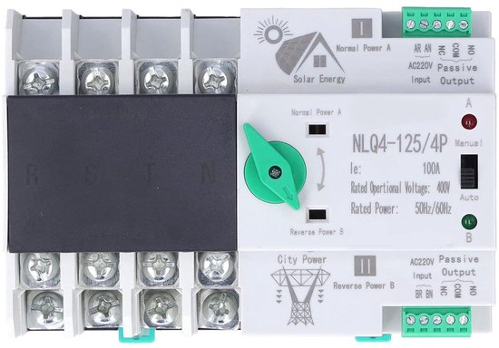 Automatic Transfer Switch Milliseconde Circuit Snelle Controller NLQ4 ...